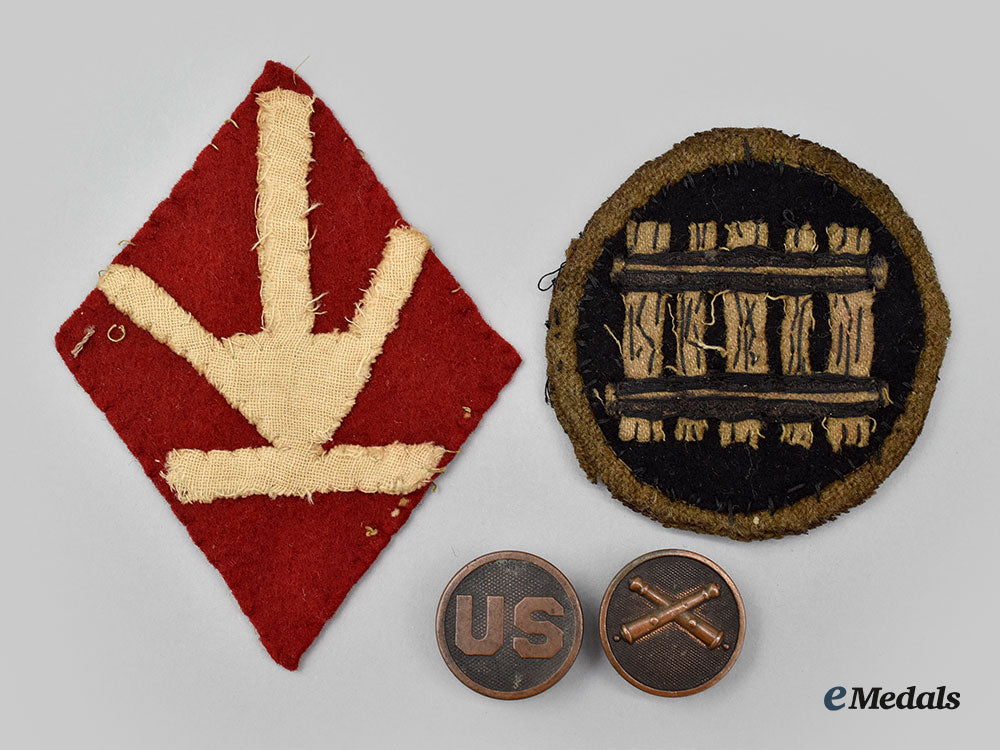 United States. Four First War Aef Army Items – eMedals