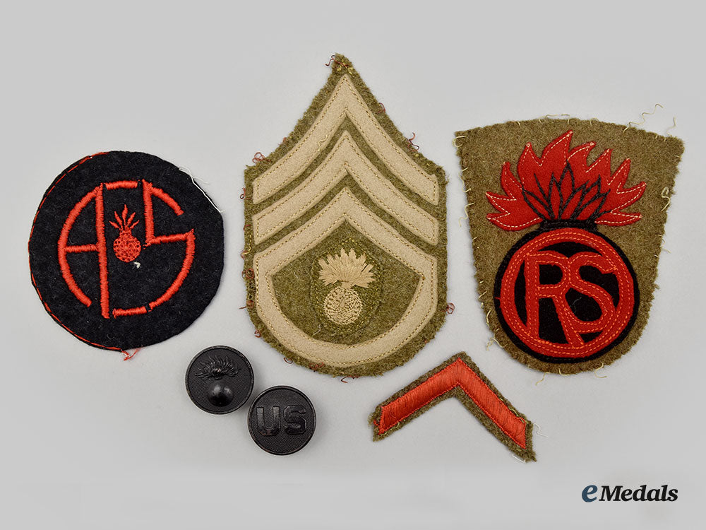United States. Six First War Aef Ordnance Corps Insignia – eMedals