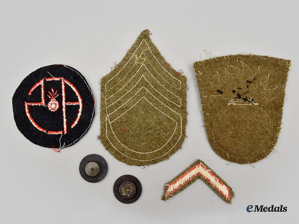 United States. Six First War Aef Ordnance Corps Insignia – eMedals