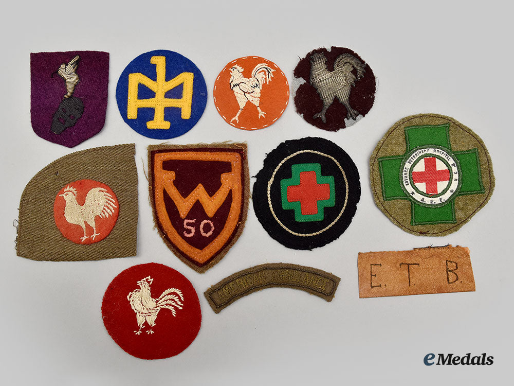 United States. Eleven First War Aef Army Ambulance Corps And Hospital ...