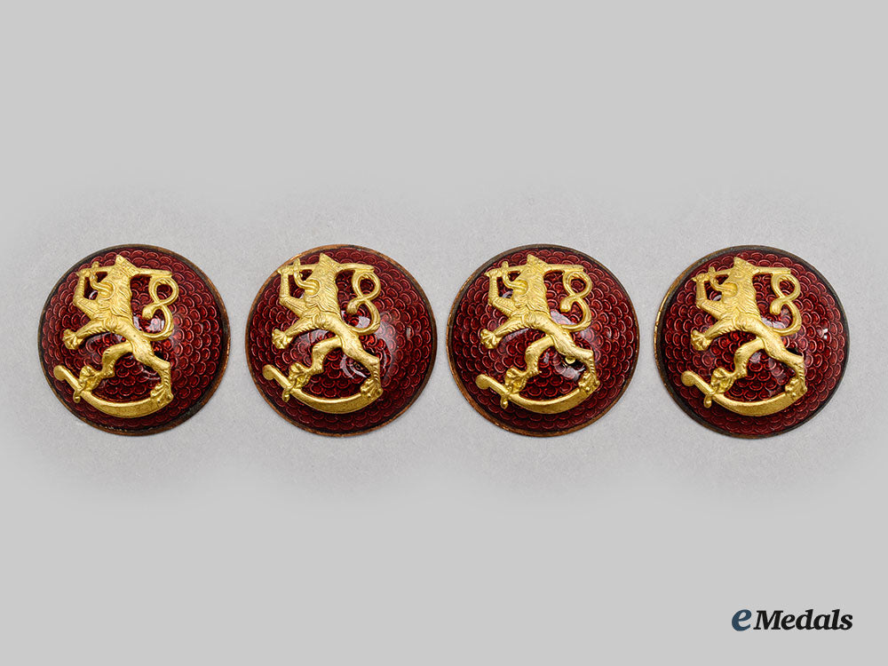 Finland, Republic. A Lot Of Three Awards And Two Cap Badges – eMedals