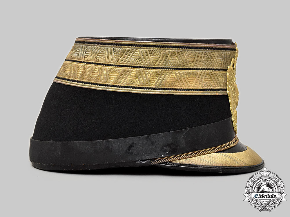 Austria-Hungary, Empire. An Infantry Officer’s Shako, With Storage Cas ...