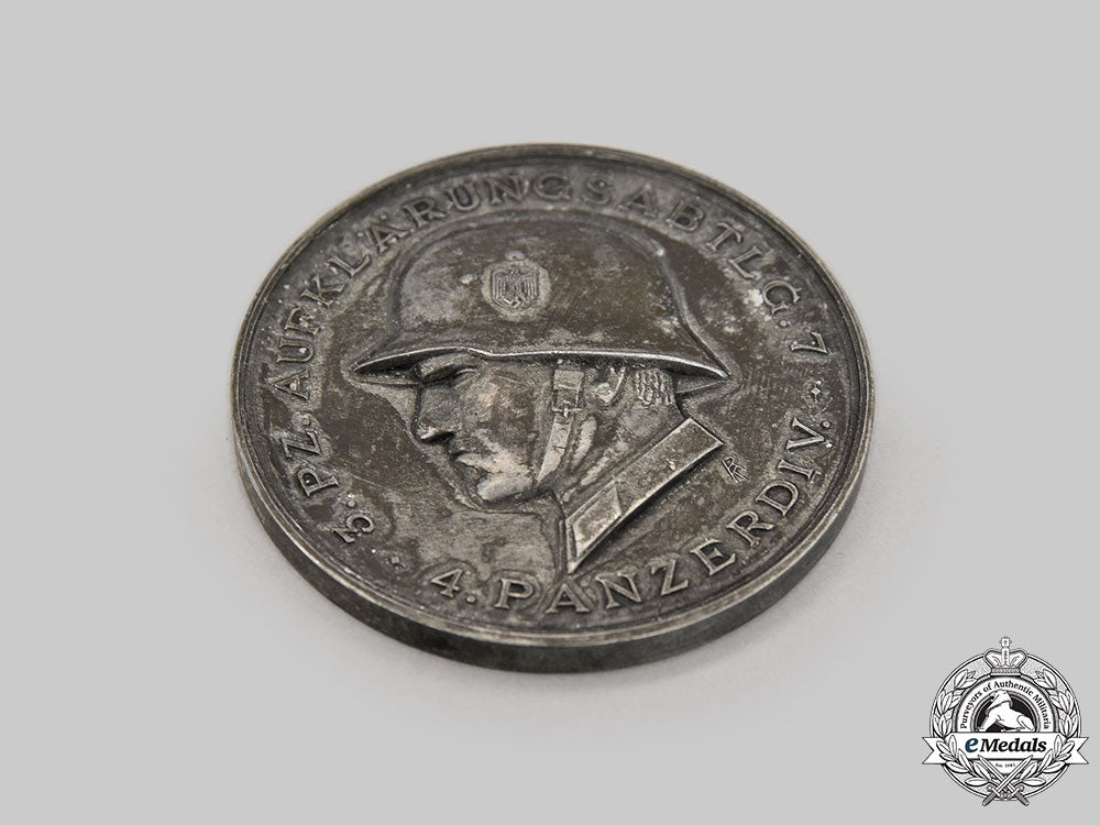 Germany, Heer. A 1941 4Th Panzer Division Eastern Front Commemorative ...