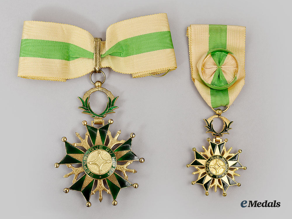 Niger, Republic. A National Order Of Niger, Iii Class Commander And Iv ...