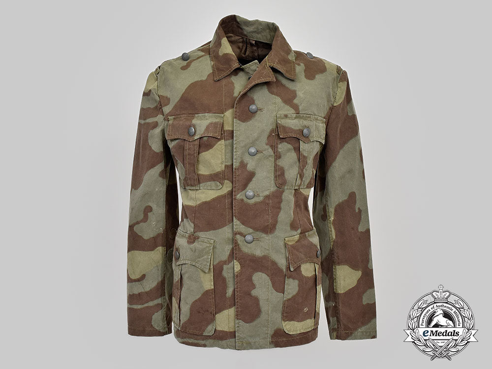 Germany, Ss. A Rare Waffen-Ss Italian Camouflage Field Tunic – eMedals