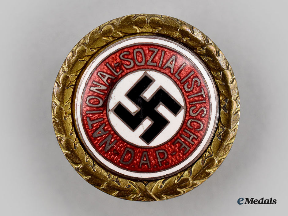 Europe-Germany-Nsdap Awards & Insignia-Golden Party Badges – eMedals