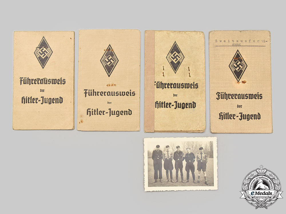 Germany, Hj. A Mixed Lot Of Membership Booklets, With Photo – eMedals