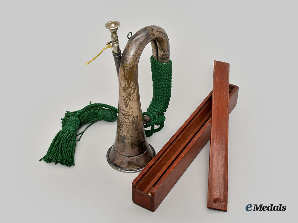 Canada, Dominion. A 65Th Regiment Mount Royal Rifles Bugle & Baton Of ...