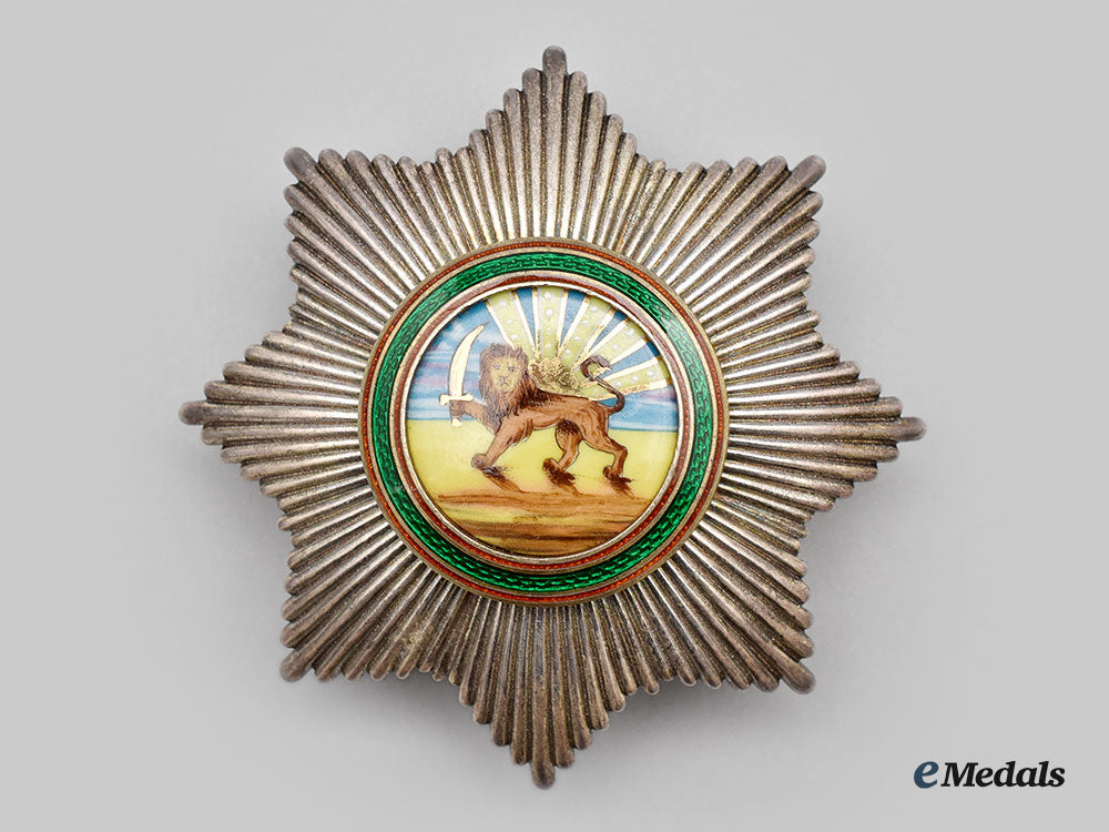 Iran, Pahlavi Empire. An Order Of Homayoun, Grand Cross Star, By Bertr ...