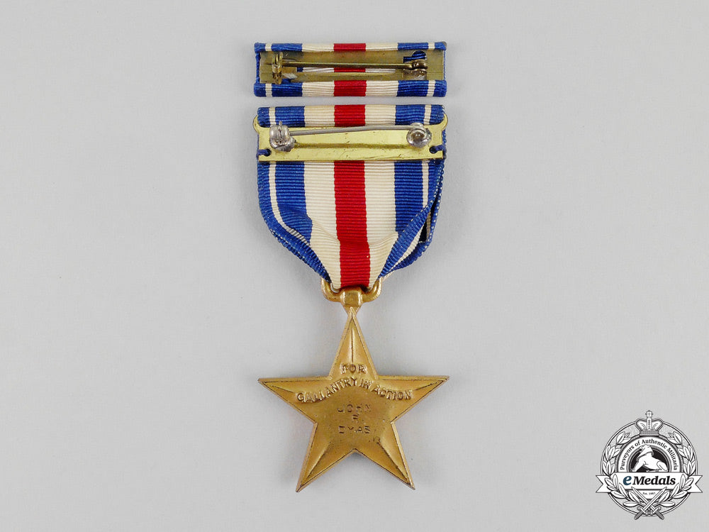 A Silver Star Group To Brigadier General John Robert Dyas Sr., United ...