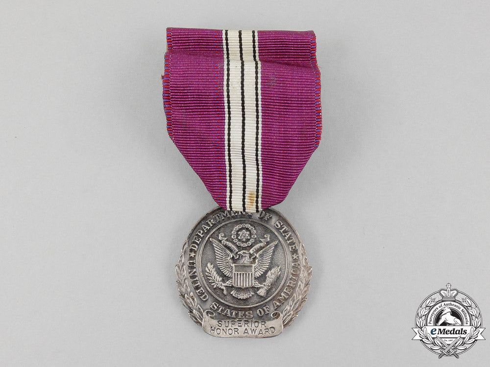A United States Department Of State Superior Honor Award – eMedals