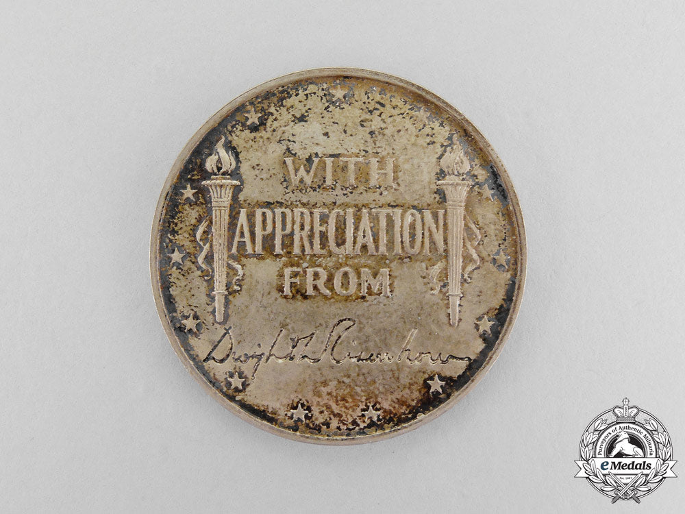 An American President Dwight D. Eisenhower Appreciation Medal 1960 ...