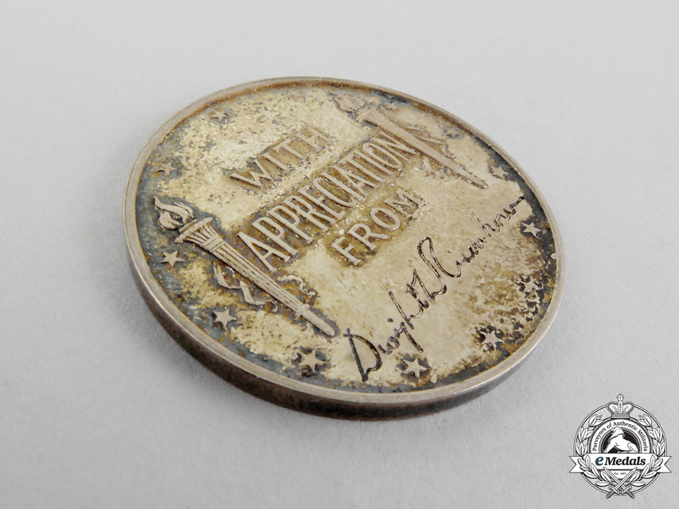 An American President Dwight D. Eisenhower Appreciation Medal 1960 ...