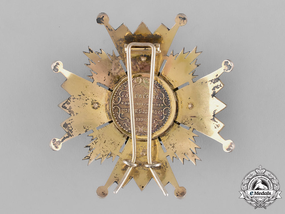 Spain, Kingdom. An Order Of Isabella The Catholic, 1St Class Commander ...