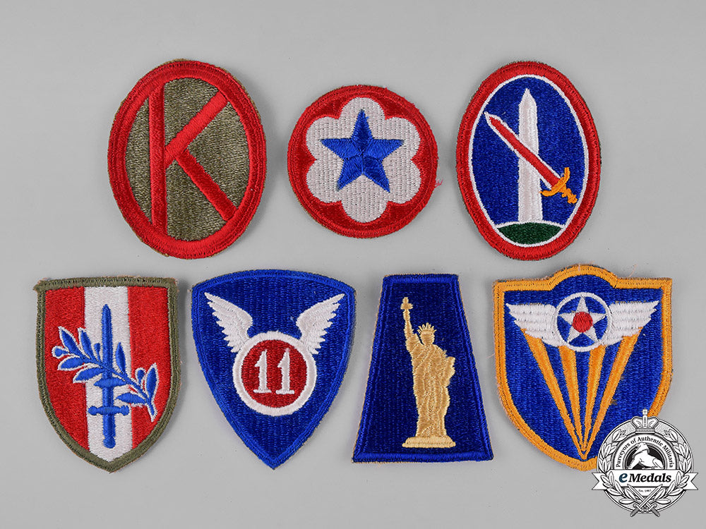 United States. Fifty-Seven Second War Era Embroidered Military Patches ...