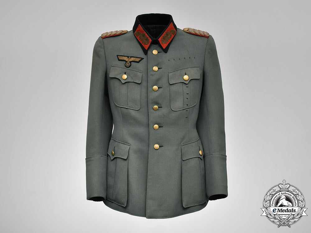 Germany, Wehrmacht. A Generalmajor (Major General) Service Tunic – eMedals