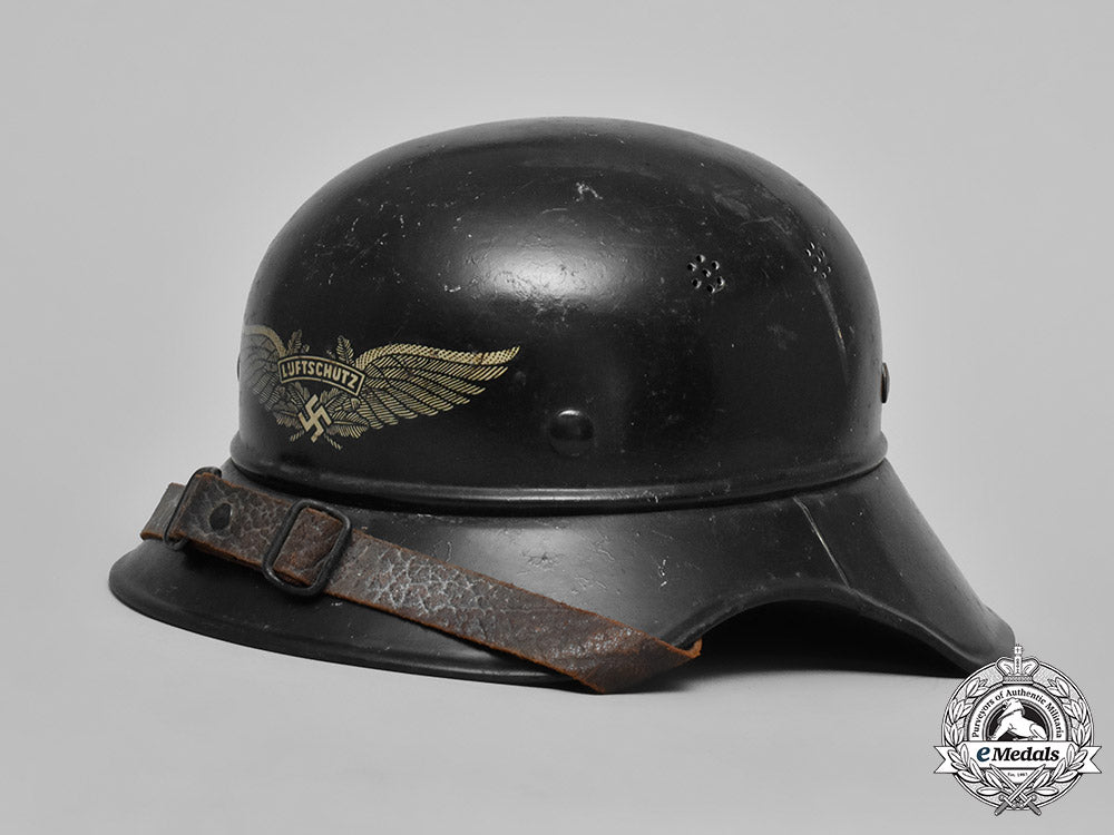 Germany, Luftschutz. An Air Raid Protection “Gladiator” Helmet, C.1939 ...