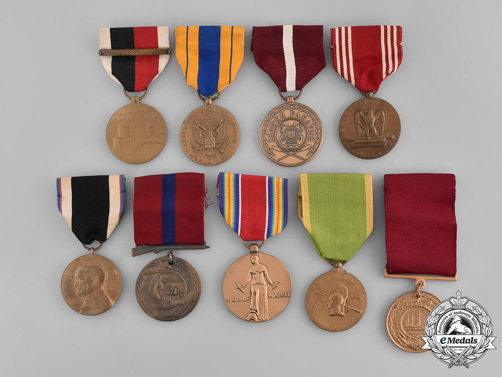 United States. A Lot Of Nine Medals – eMedals