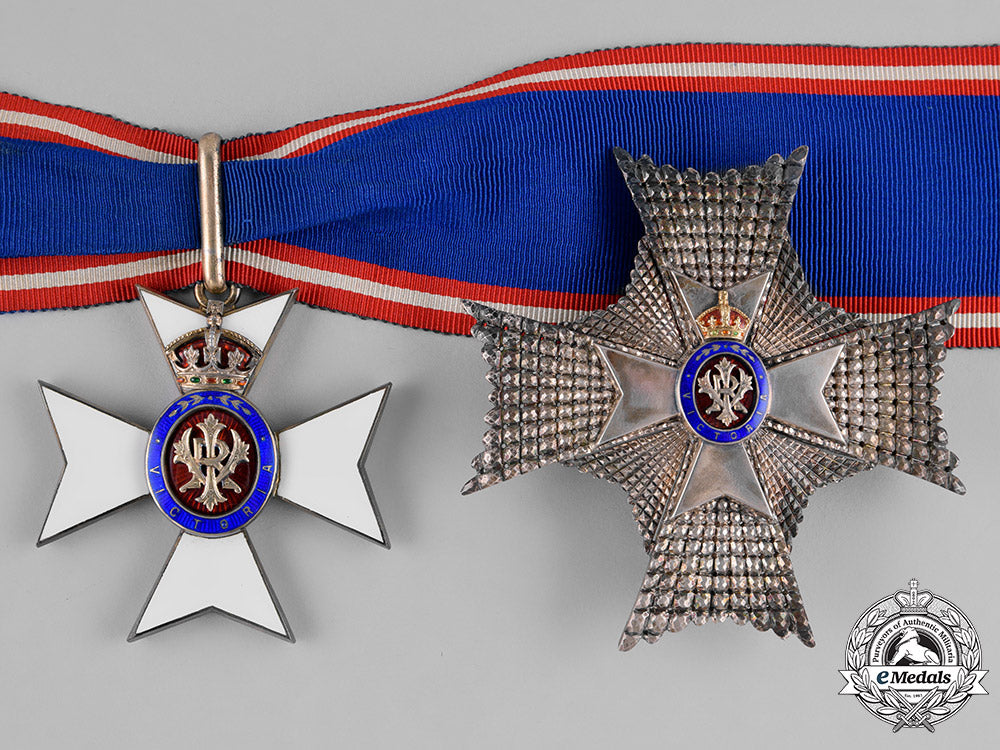 United Kingdom. A Royal Victorian Order, Knights Commander Set (Kcvo ...