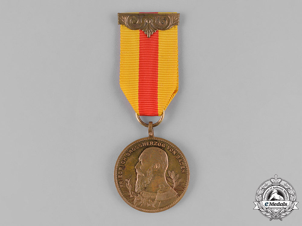 Baden, Duchy. A Grand Duke Friedrich 50Th Jubilee Medal – eMedals