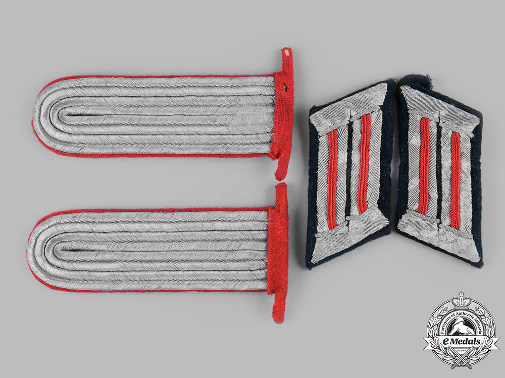 Germany, Heer. A Set Of Flak/Artillery Leutnant Rank Insignia – eMedals