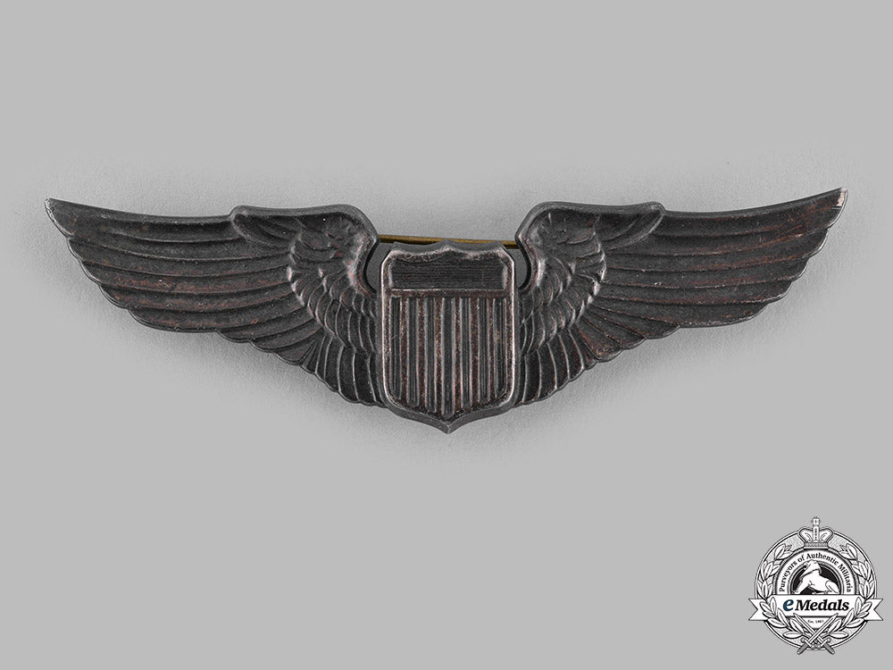 United States. An Army Air Forces Pilot Badge, C.1935 – eMedals