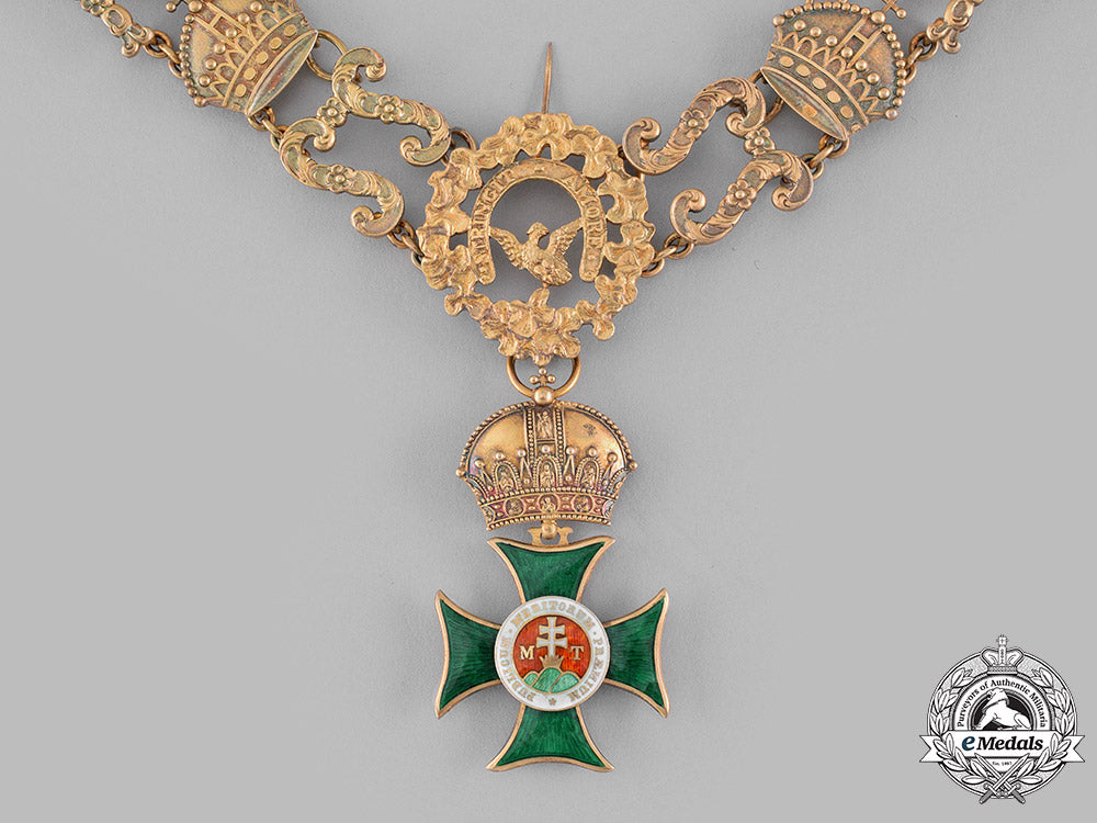 Austria, Imperial. An Order Of St. Sephen, Collar With Badge(Rothe Cop ...