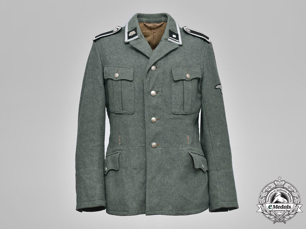 Germany, Ss. A Death Head Unit Ss-Scharführer Service Tunic And Side C ...