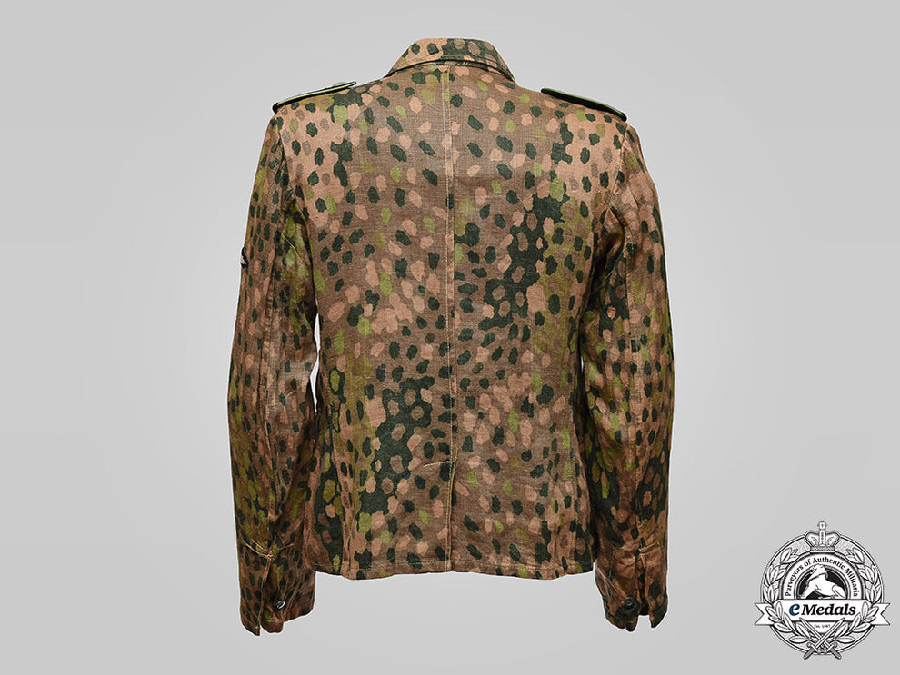 Germany, Ss. A Waffen-Ss Gebirgsjäger Mann M44 Pea Dot Pattern Camoufl ...