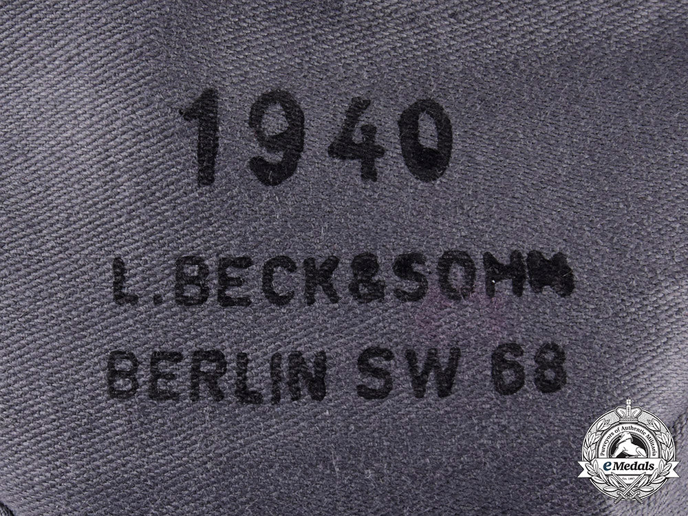 Germany, Heer. A Panzer Em/Nco’s Overseas Cap, By L. Beck & Sohn – eMedals