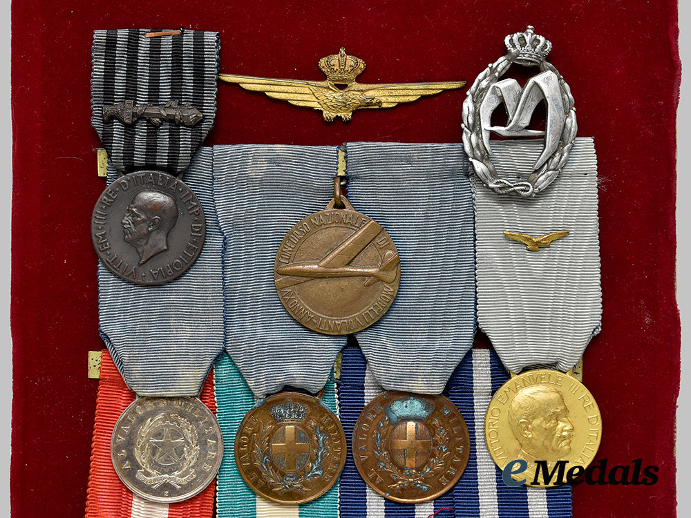 Italy Fascist State. An Excellent Second War Pilot’s Group To Maoloni ...