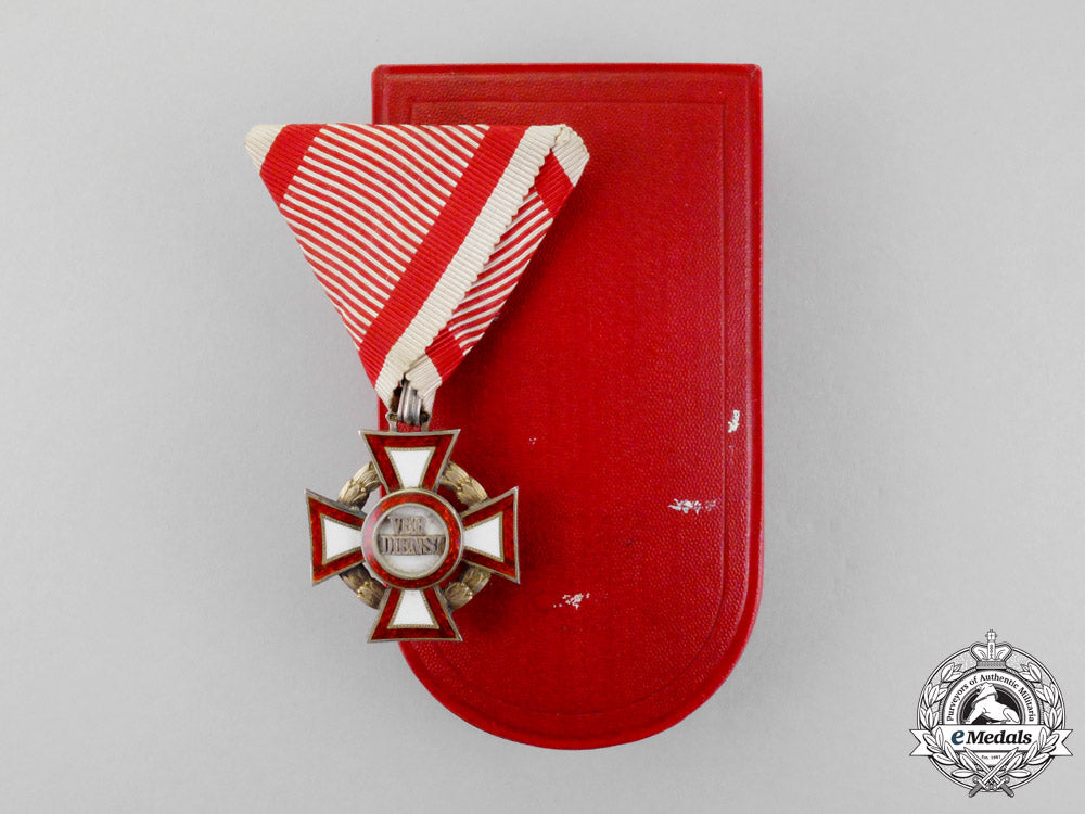 Austria, Imperial. A First War Military Merit Cross Third Class With W ...