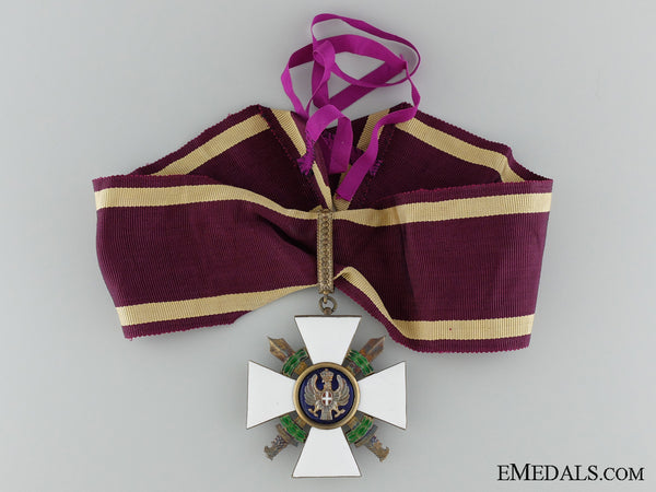 The Order Of The Roman Eagle 1942-43 With Swords; Commander's Badge ...