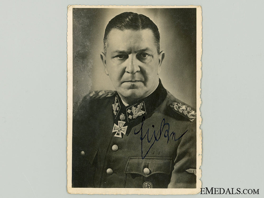 Theodor Eicke Ss Totenkopf Commander Signature – eMedals