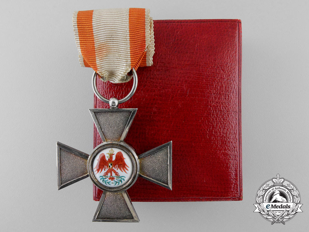 A Prussian Order Of The Red Eagle; 4Th Class With Case – eMedals