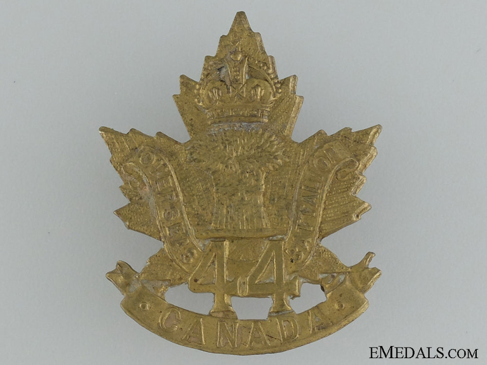 Wwi 44Th Infantry Battalion Cap Badge Cef – eMedals