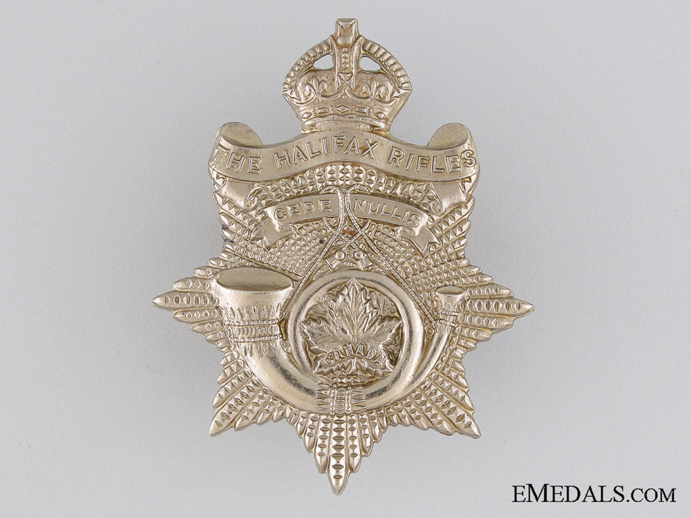 Wwii Halifax Rifles Cap Badge – eMedals