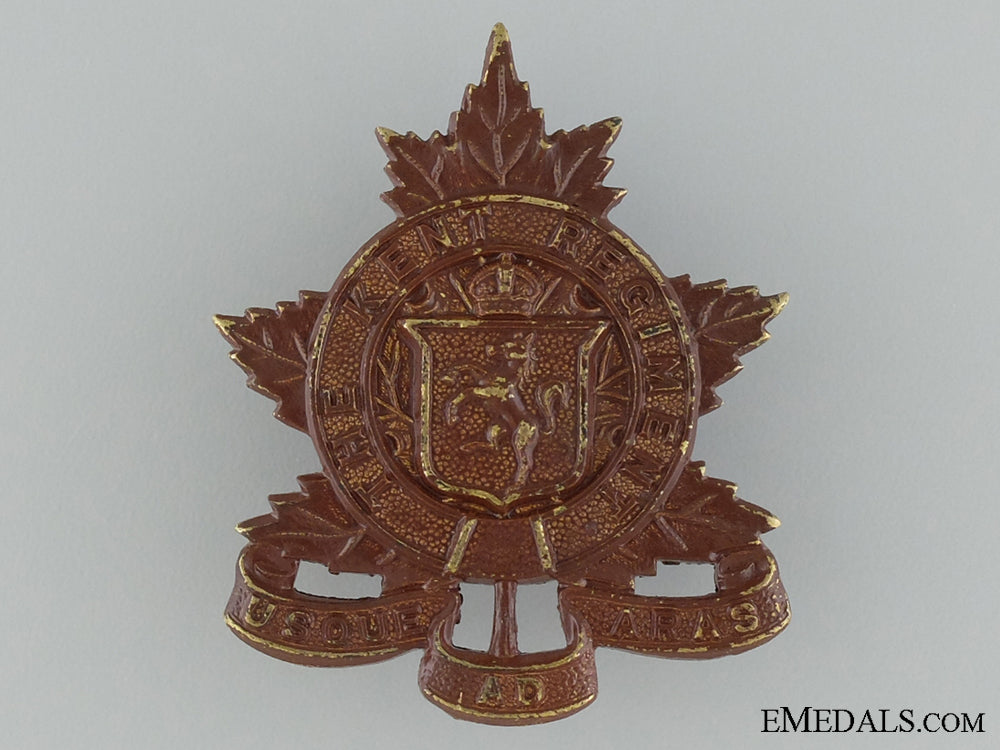 Wwii Kent Regiment Cap Badge – eMedals