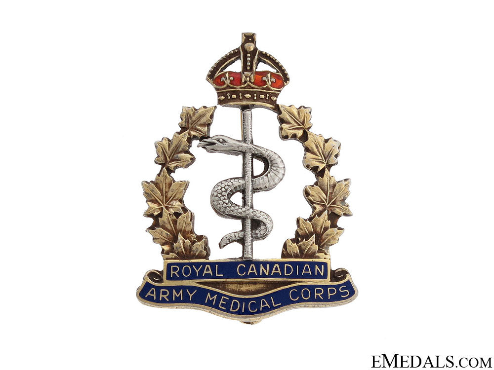 Wwii Royal Canadian Medical Corps Pin By Birks – eMedals