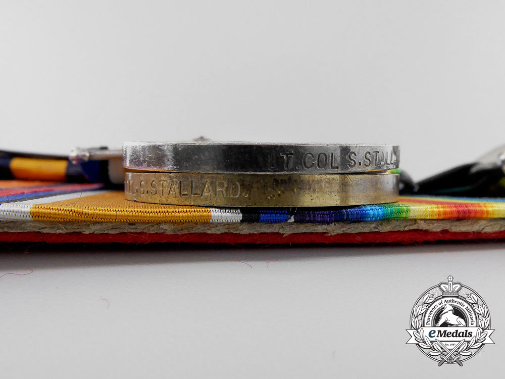 A Fine Dso Obe Group To Lieutenant-Colonel Sidney Stallard, King's Roy ...